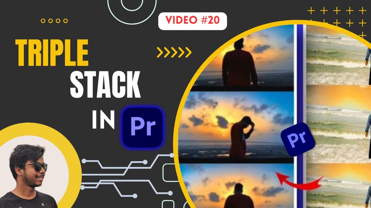 3 in 1 Triple Stack Video Layout in Premiere Pro | Video #20 | Learn ...