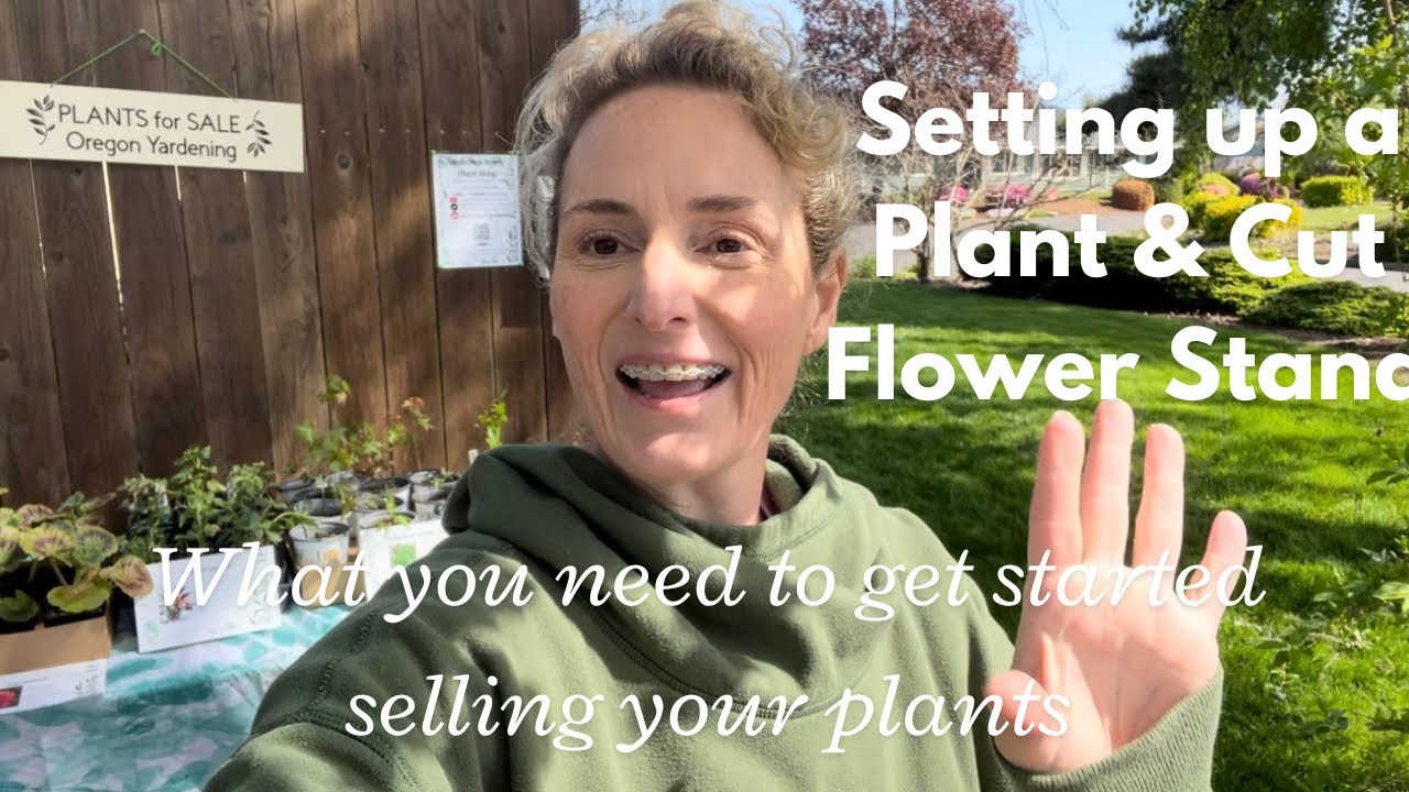 Setting up a roadside plant stand 🪴 - YouTube