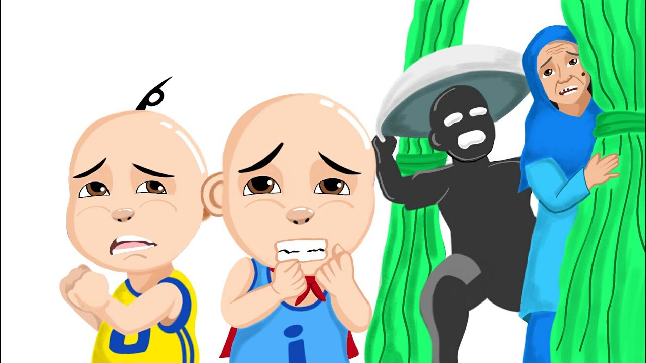 Upin & Ipin Musim 16 - Siapa tu Bayangan Hitam di rumah Opah ...