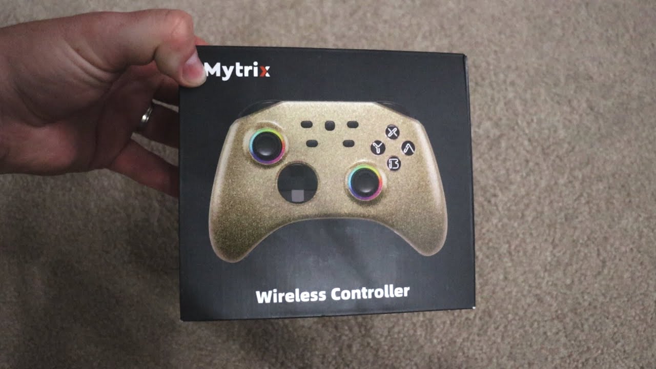 Mytrix wireless controller for Nintendo switch review - YouTube