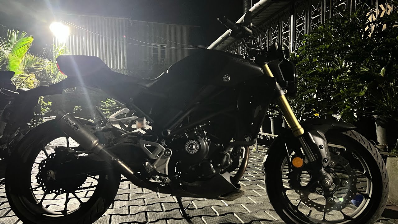 1st Ride with #honda #cb300r - YouTube