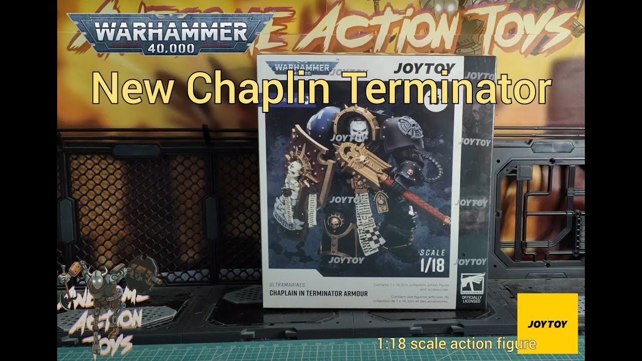 Warhammer 40k Ultramarines Chaplin in Terminator Armour 1:18 scale ...