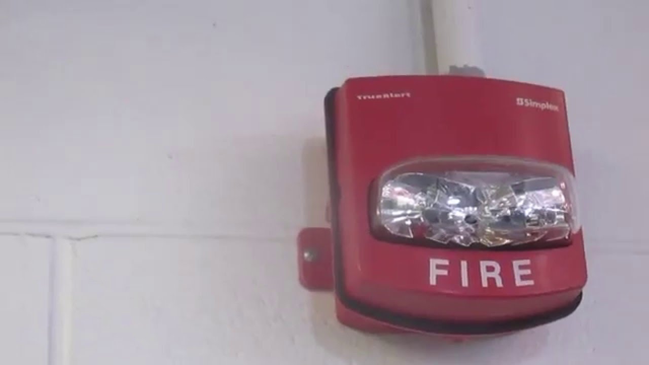 Simplex 4906-9105 TrueAlert Strobe - YouTube