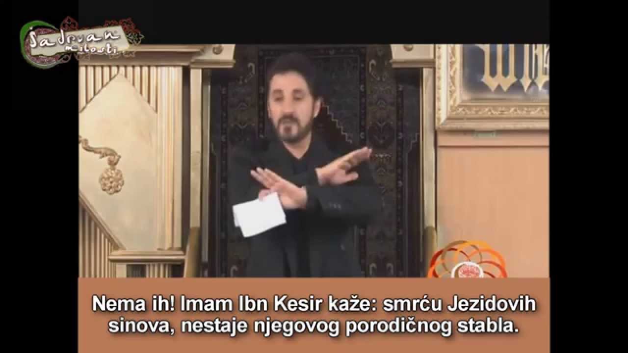 Na svijetu nema nijednog potomka Muavije - dr. Adnan Ibrahim - YouTube