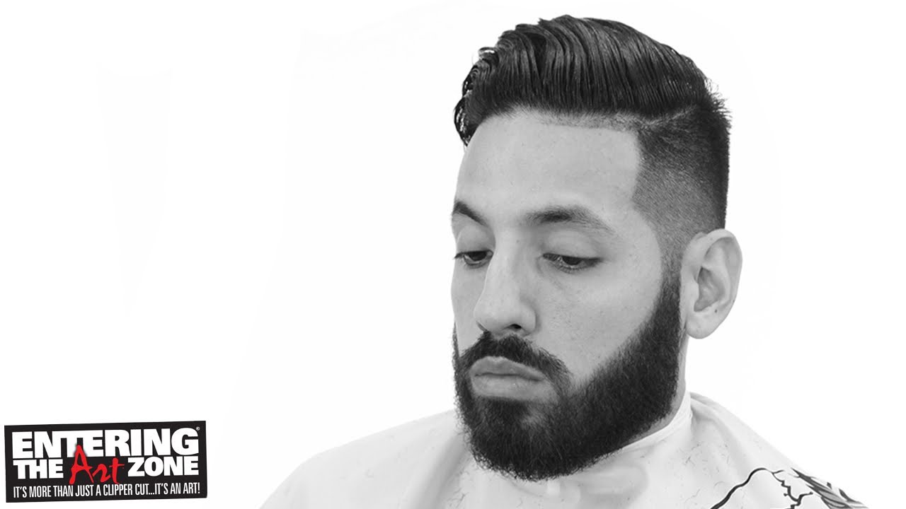 How to Cut: Undercut w/ Beard Technique (Step-by-Step) Barber Tutorial ...