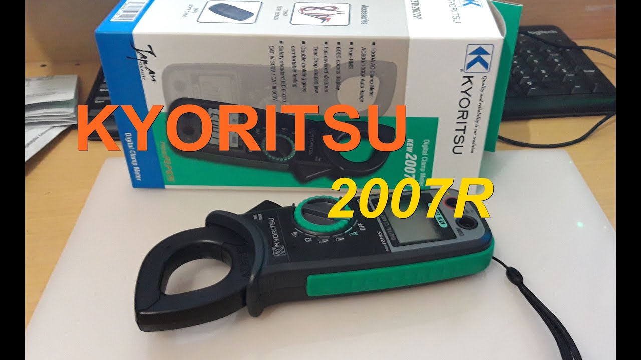 Review KYORITSU 2007R Digital clamp meter - YouTube