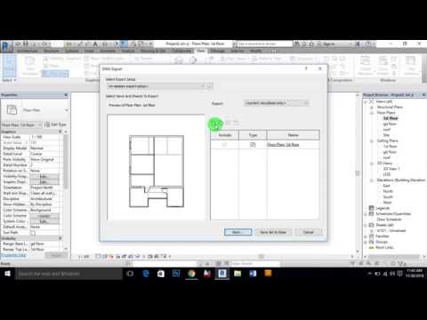 Revit export to dwg settings - YouTube