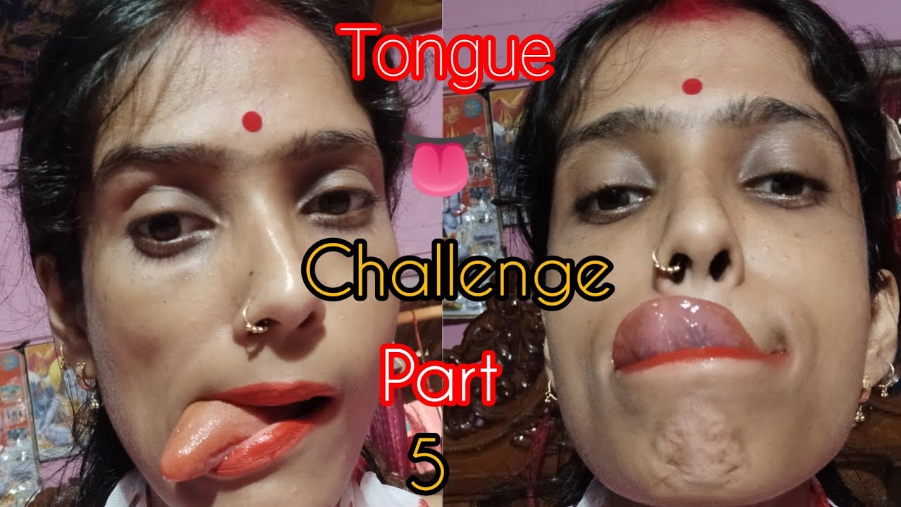 Tongue 👅 Challenge || Part - 5 | requested Video | #Tongue #challenge # ...