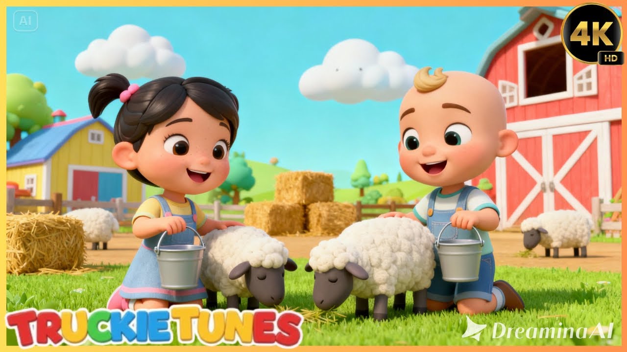 Kids Enjoy Sheep Feed Song For Kids | Truckie Tunes - YouTube