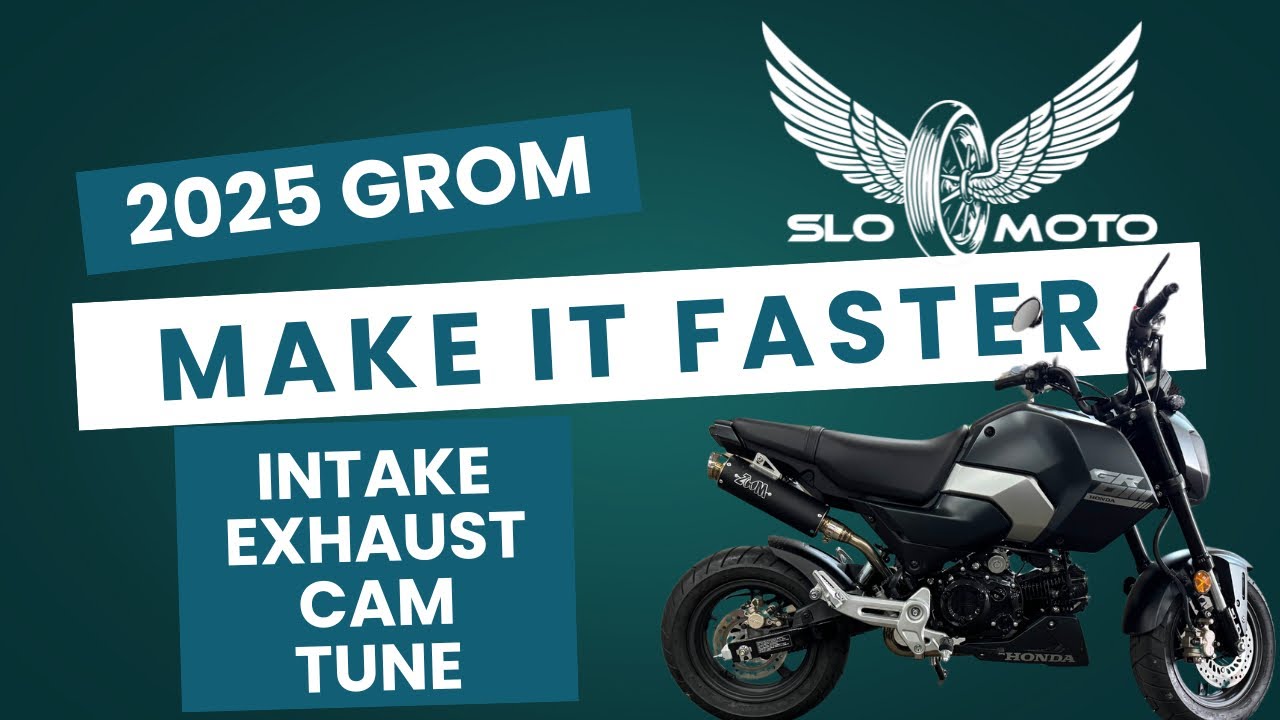 Stage 2 2025 Honda Grom. Building a faster Grom! - YouTube