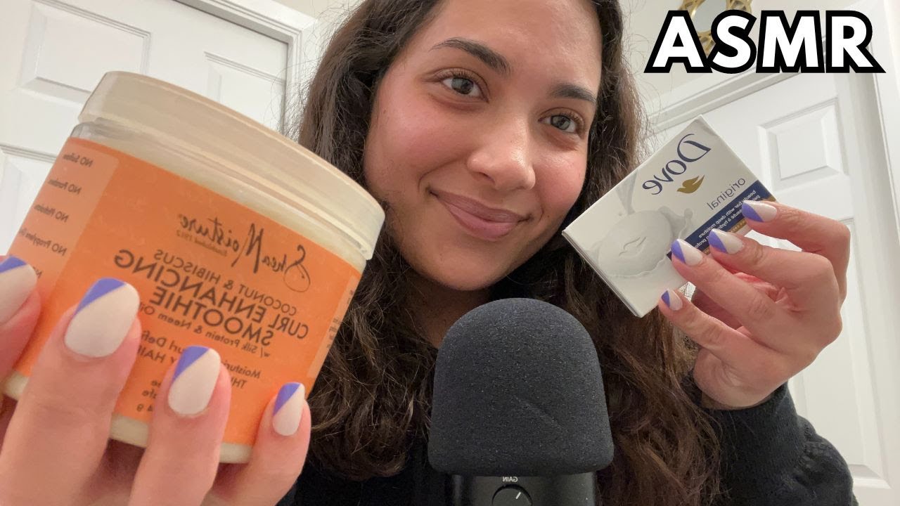 ASMR | Tapping and Scratching with Long Nails + Rambles (Organize and Pack with Me!) - YouTube