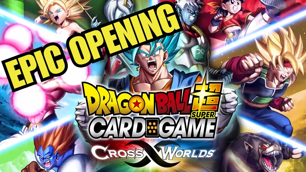 *DONT SKIP* UNBOXING CROSS WORLDS BOOSTER BOX DRAGONBALL SUPER CARD ...