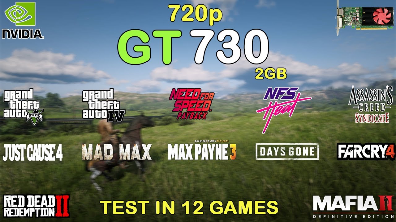 GT 730 + i7 3770 in 2025 | 12 Games Tested | GT 730 Gaming - YouTube