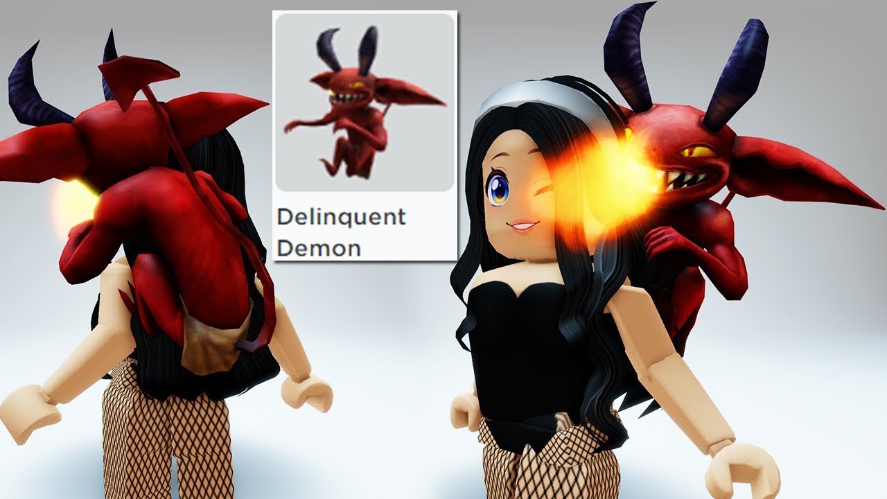 COMO PEGAR NOVO ITEM (DEMÔNIO DELINQUENTE) DE GRAÇA NO ROBLOX I ITENS ...