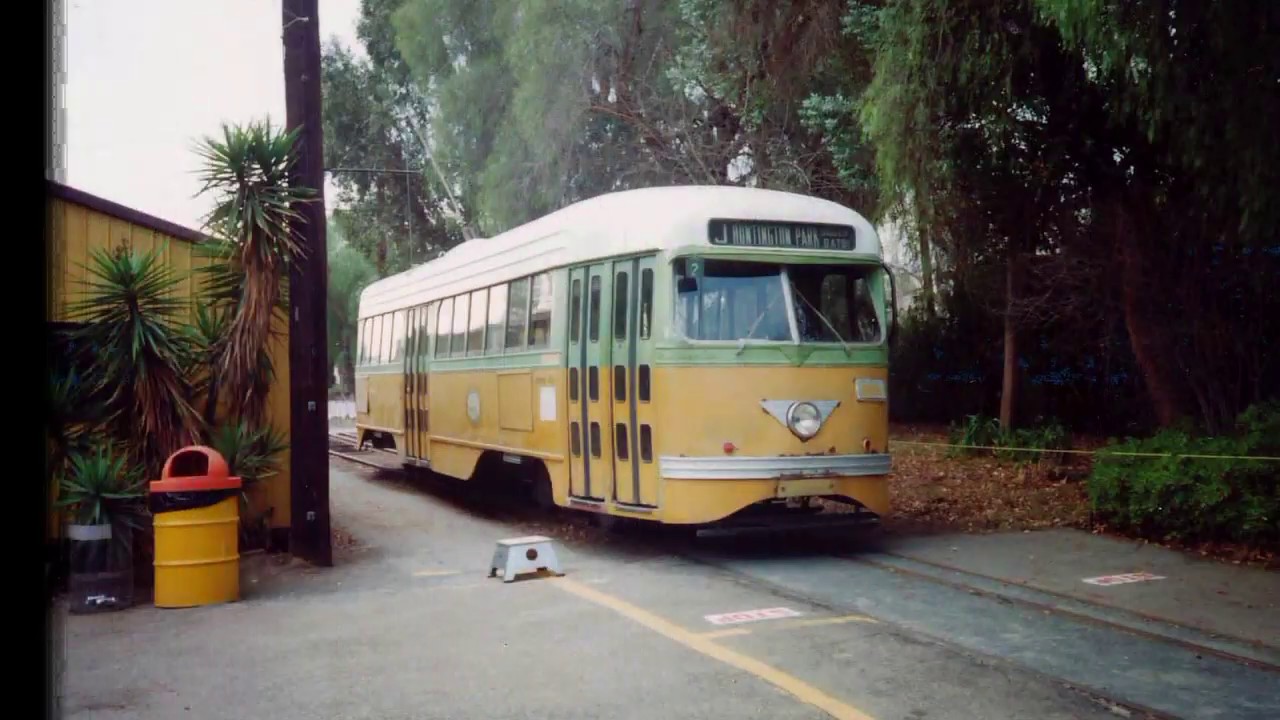 Vintage Trams/Trolleys At The Orange Empire Railway Museum, California ...