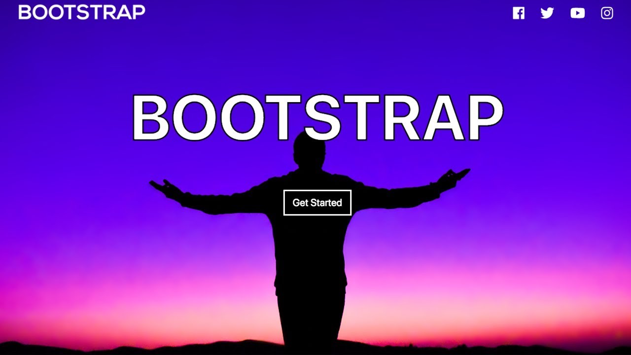 Bootstrap 4 Theme Landing Page Website Bootstrap Template Design With Html5 And Css3 Youtube 3461