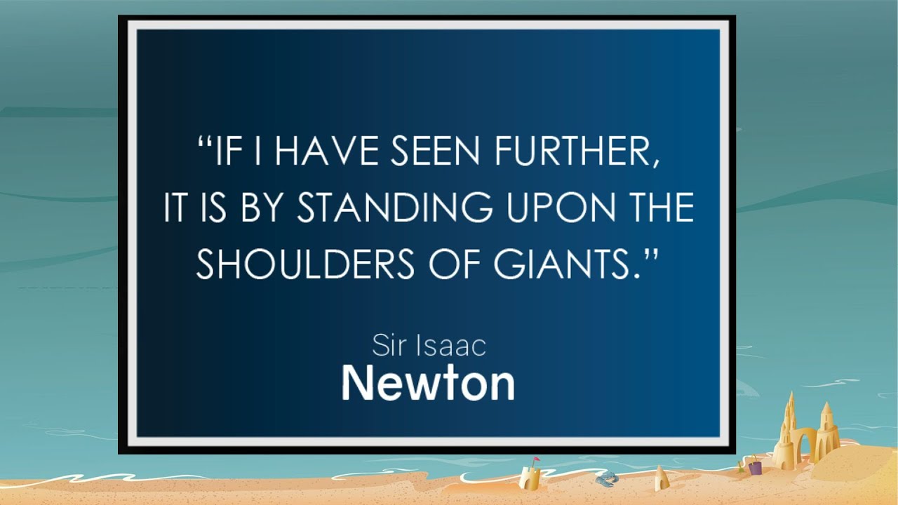 Standing on the Shoulders of Giants June 16 - YouTube