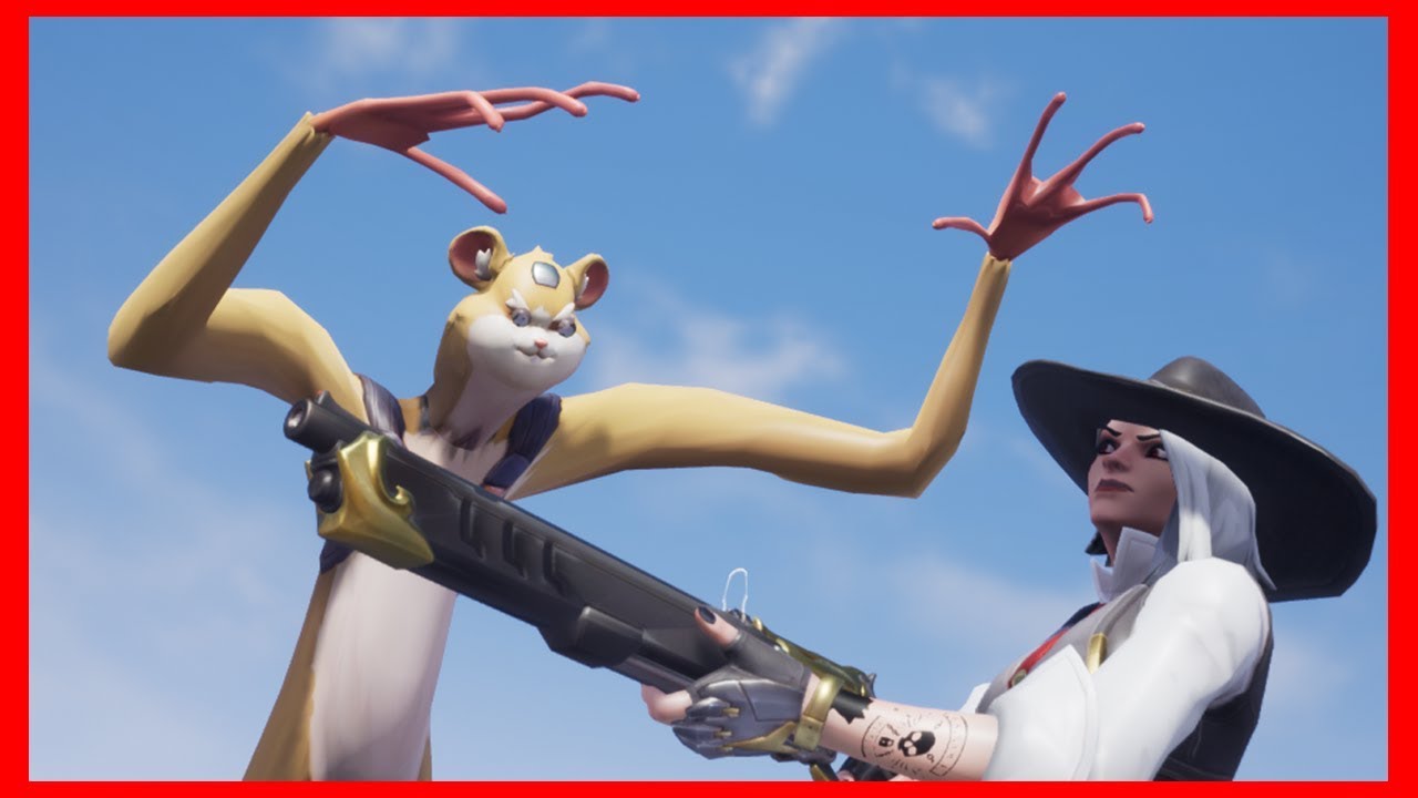 Every Overwatch Character Tries to Scare Ashe (Scream Queen Highlight ...