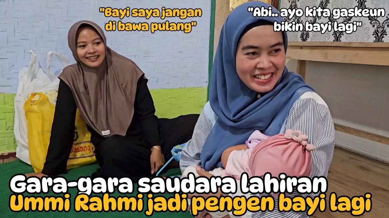 UMMI RAHMI SERASA PUNYA BAYI LAGI || MANGPEP VLOG - YouTube