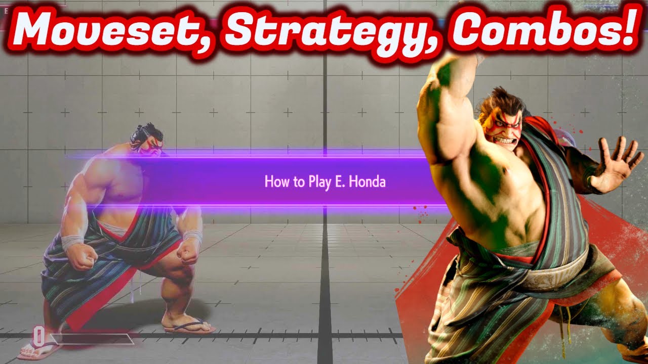 E. Honda Game Guide/Trials! Moveset, Strategy, Combos! - Street Fighter ...
