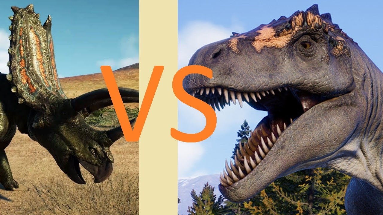 Megalozaur vs Pentaceratops - YouTube
