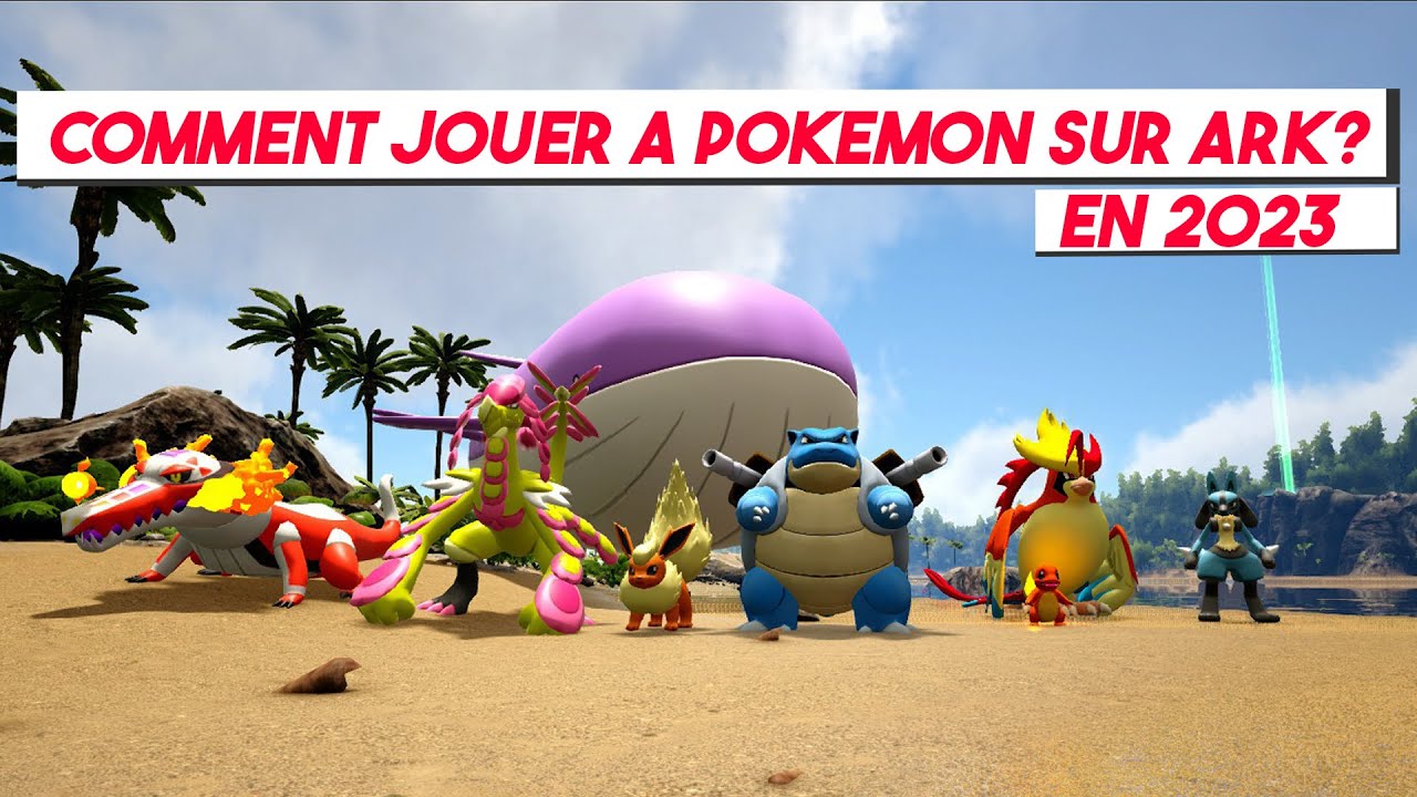 JOUER À POKÉMON ARK EN 3 MINUTES : Ark Survival Evolved - YouTube