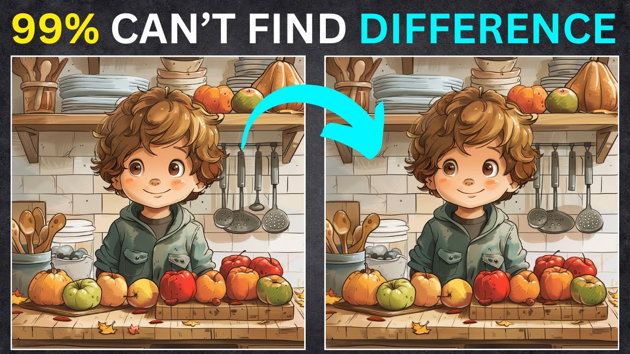 Find The Difference Puzzle Game: Autumn Cuisine [ Spot the Difference ...