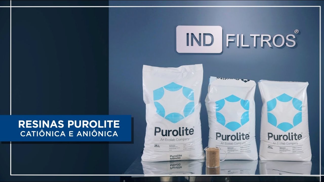 Resina Mista Purolite, Modelo MB400 e MB478, Resina Catiônica C100 e ...