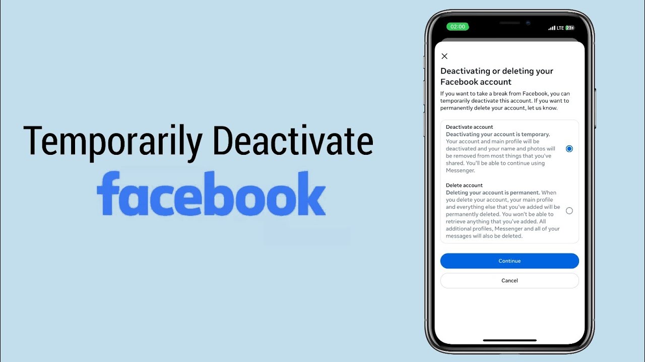 How to Temporarily Deactivate Your Facebook Account | Easy Step-by-Step ...