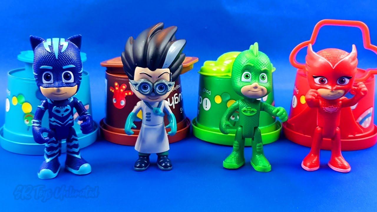 Pj Masks Magic Toys Learn Colors with Colorful Play Doh Modelling Clay ...