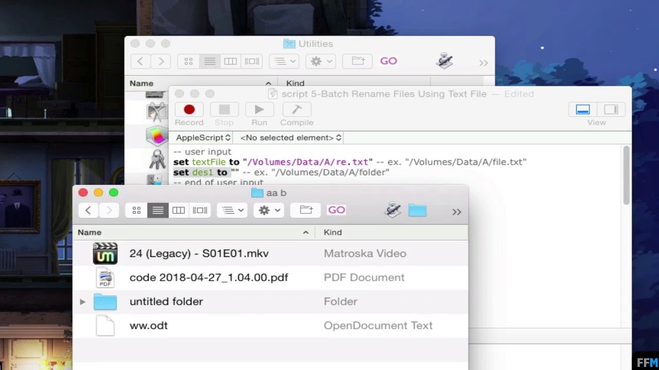Applescript Batch Rename Files Using Text File Free On Mac Youtube 5518