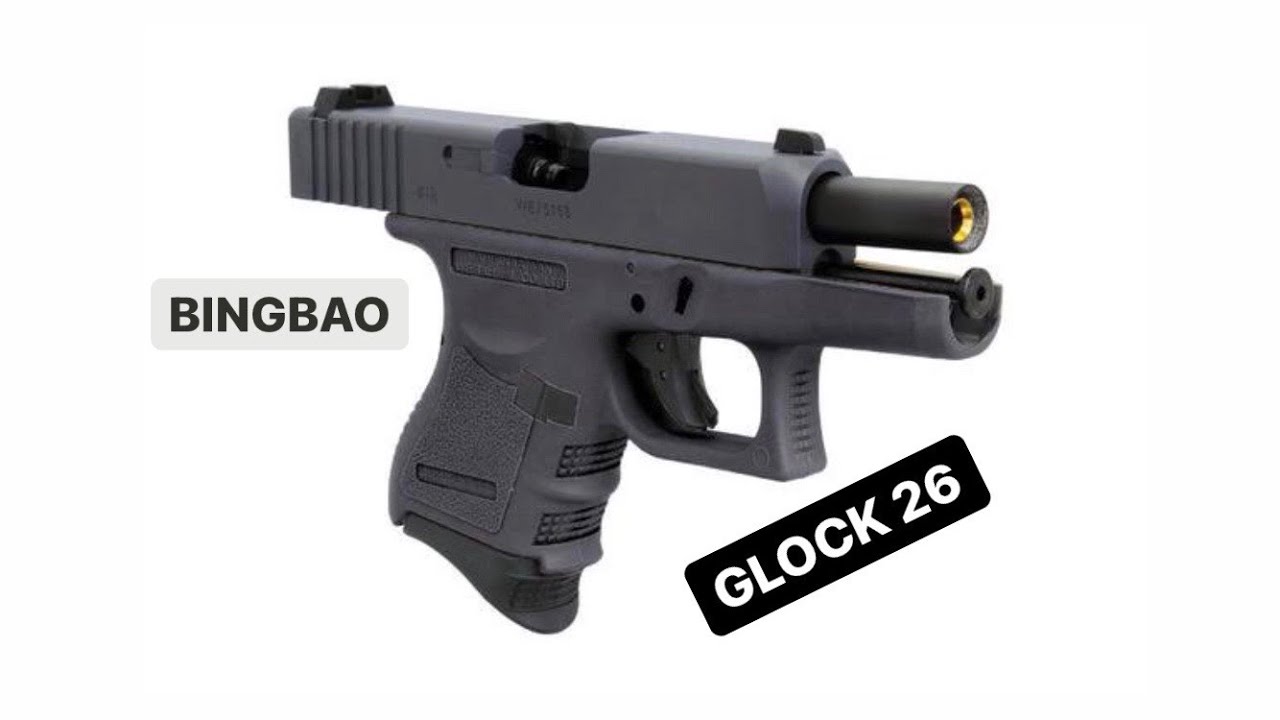 Glock 26 spring Gun (Unboxing) brand bingbao - YouTube