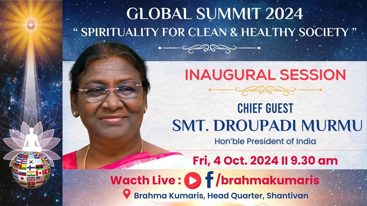 Global Summit 2024 - Inaugural Session by Chief Guest Smt. Droupadi ...