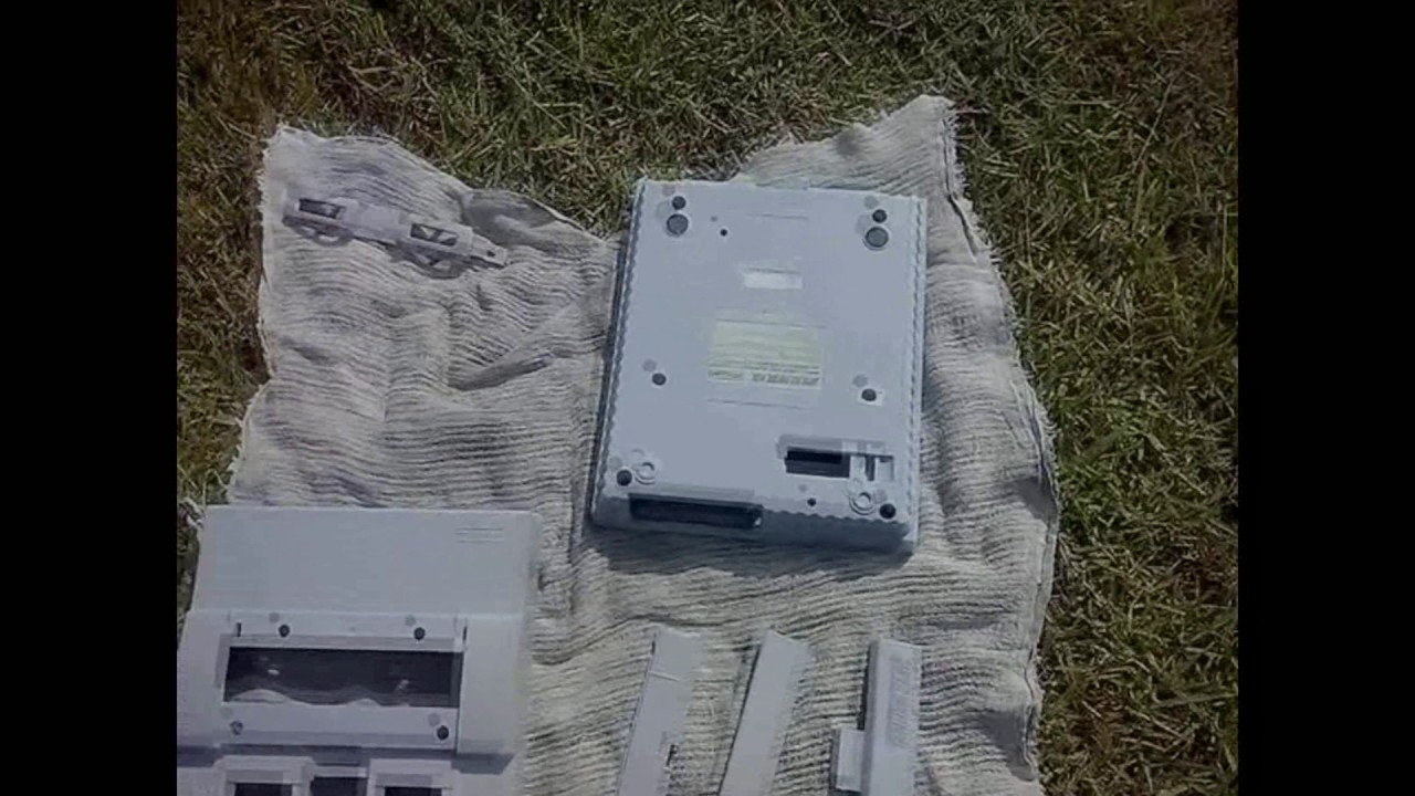 Retrobright Super Nintendo VITAE - YouTube