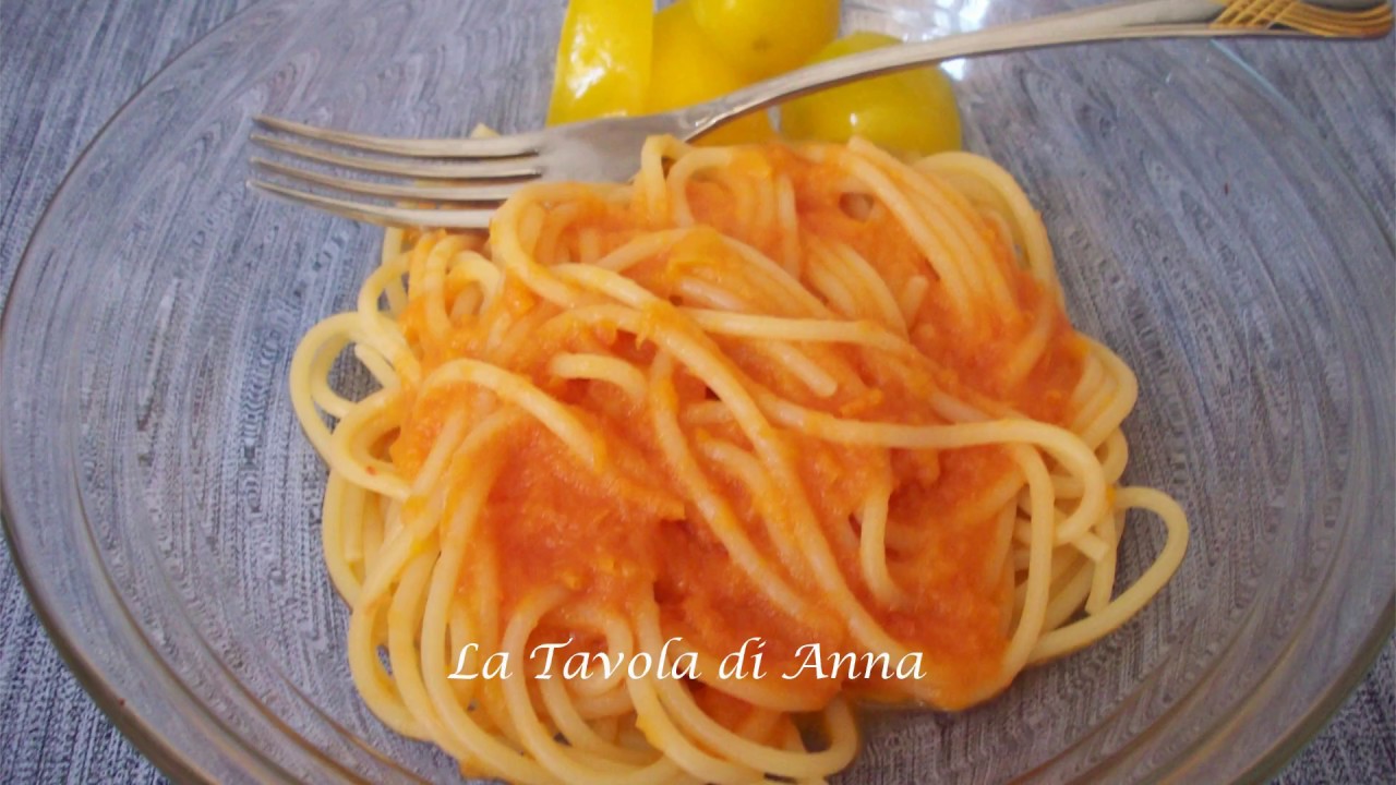 spaghetti con i peperoni movie - YouTube