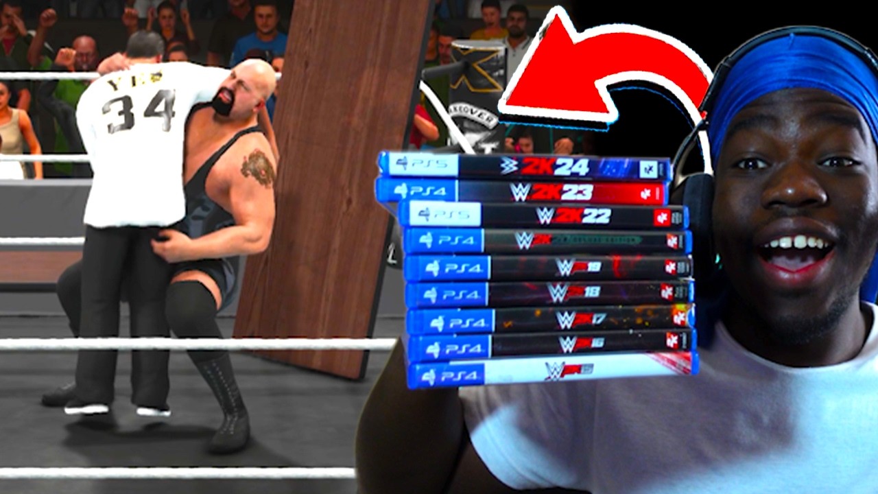 WINNING a Tables Match on EVERY WWE 2K Game - YouTube