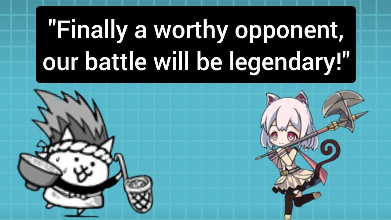 The only relevant gacha unit in the merc storia collab (Battle cats ...