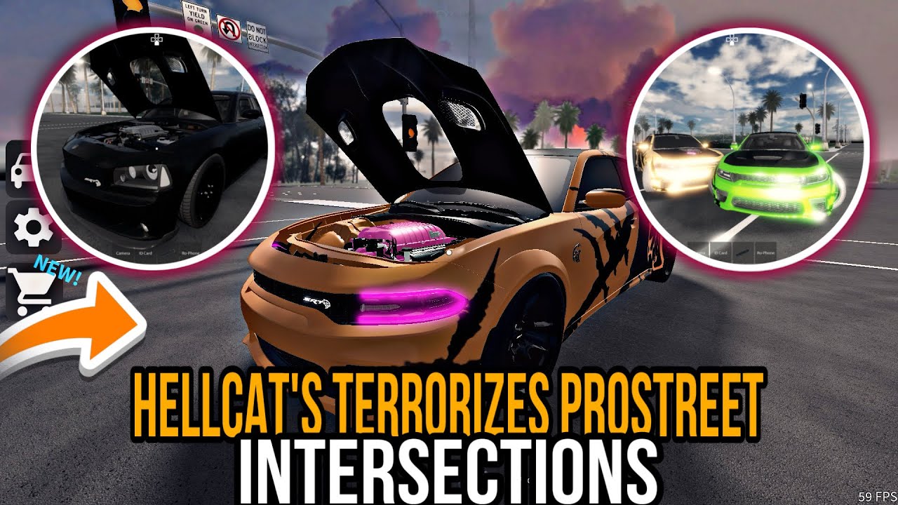 Roblox: Hellcat Redeye Terrorizes PRO-STREET Intersections!! **CRAZY ...