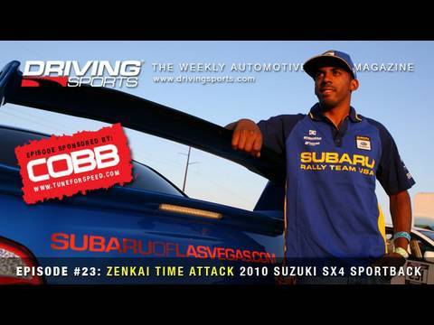 Driving Sports Reports - Zenkai Time Attack, 2010 Suzuki SX4 Sportback ...