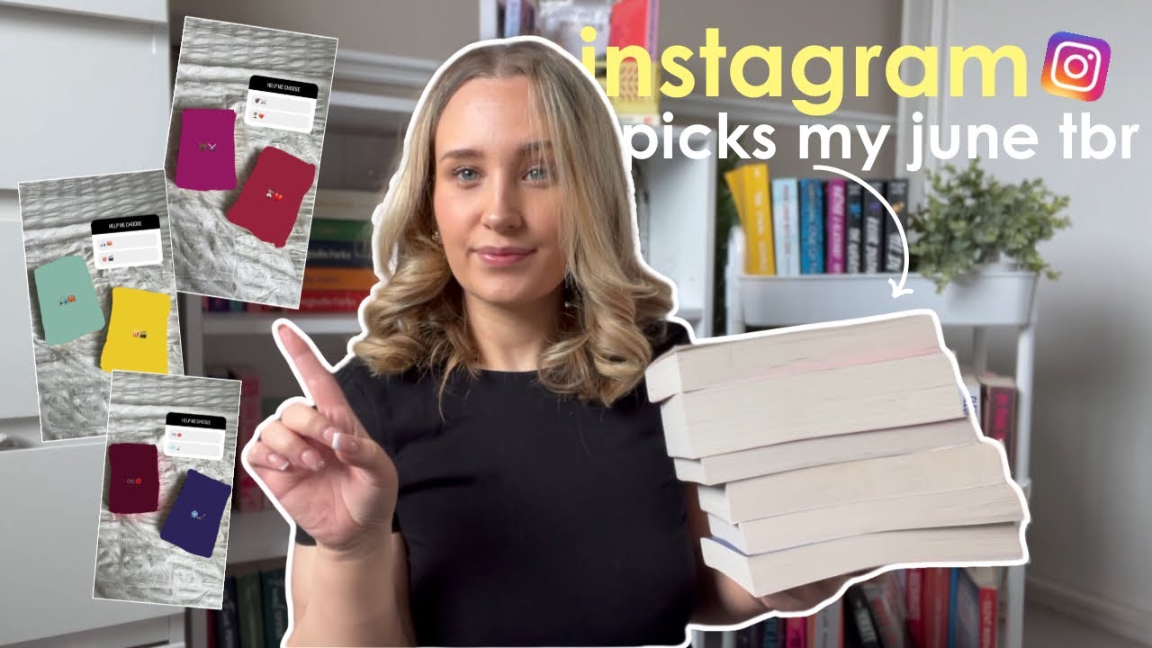 instagram followers blindly pick my june tbr (with emojis🦀🫧🌵) - YouTube