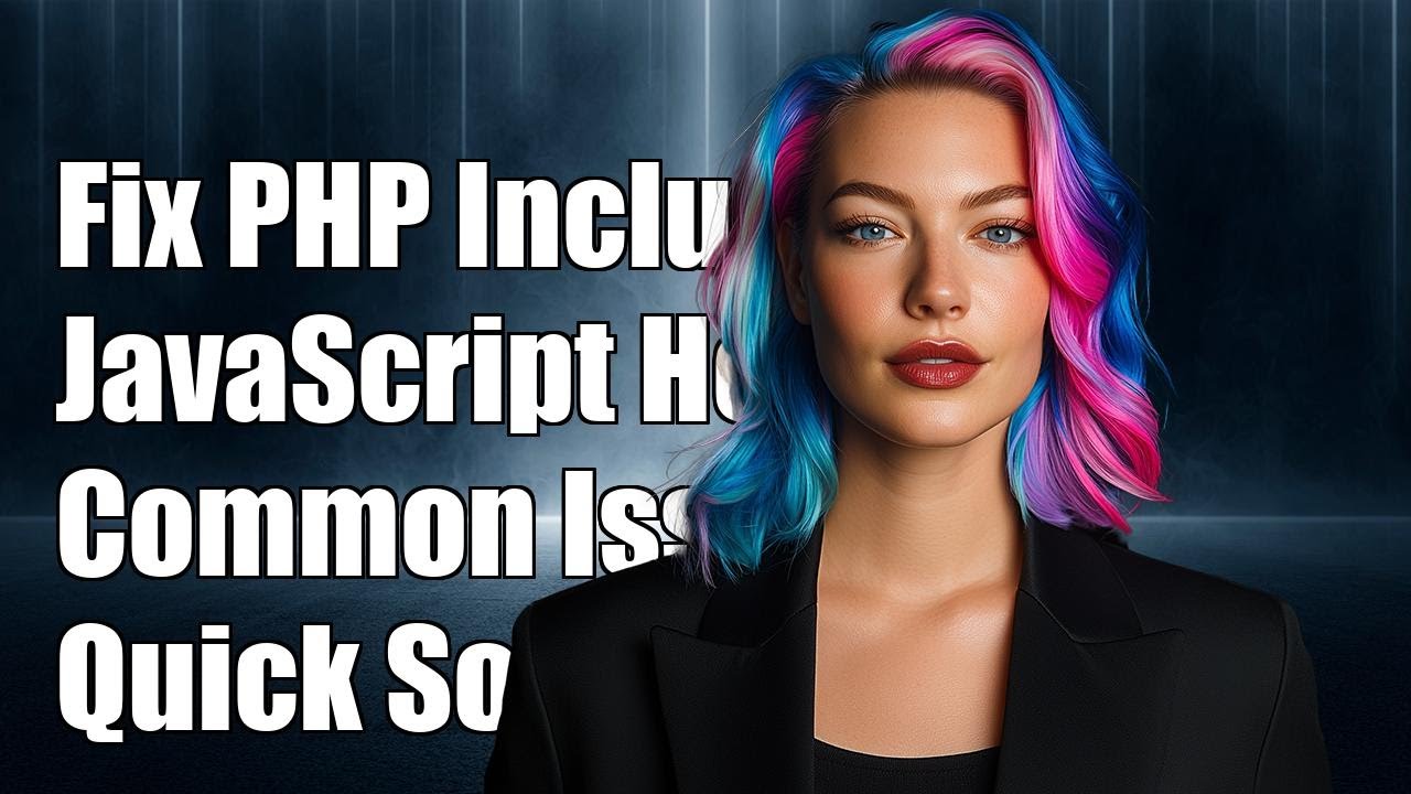 How to Fix PHP Include in JavaScript Issues: Common Solutions Explained - YouTube