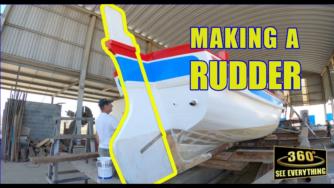 Making a Rudder for a 10ton Traditional Sailing Boat - YouTube