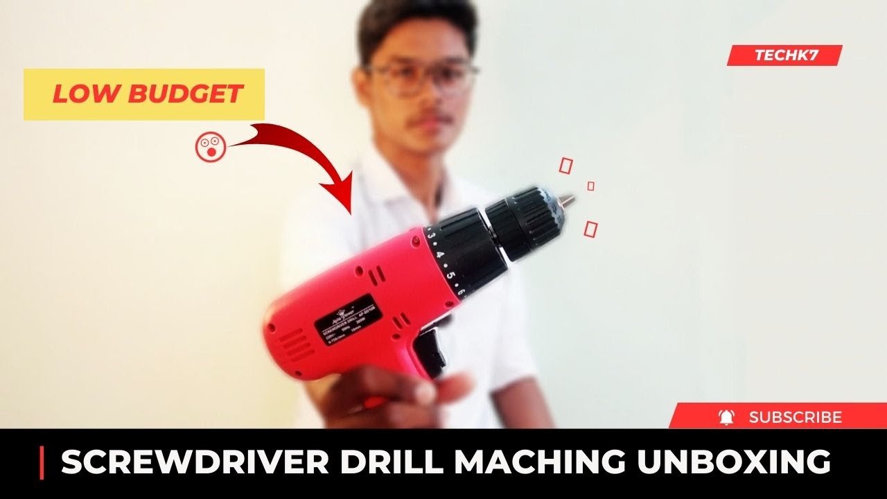 Screw Driver Drill Machine Unboxing | Drill Machine Review Tamil ...