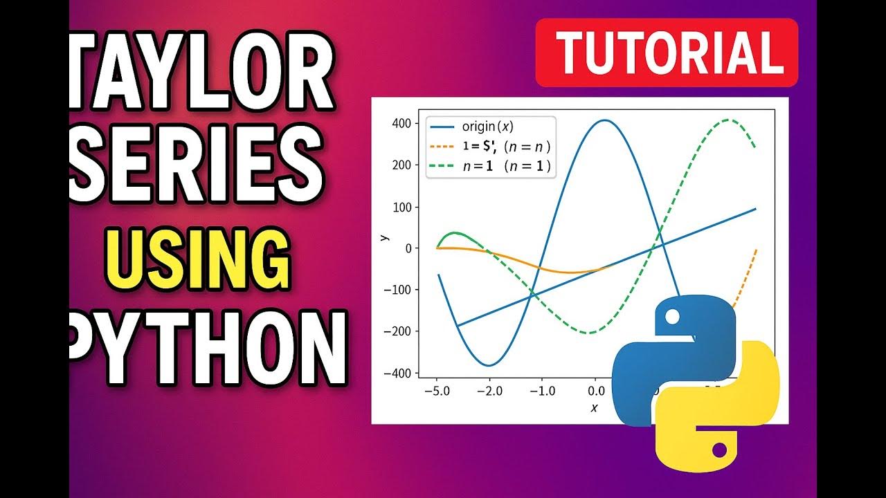 Part 1/2 Exploring Taylor Series Expansion - Theory and Python ...