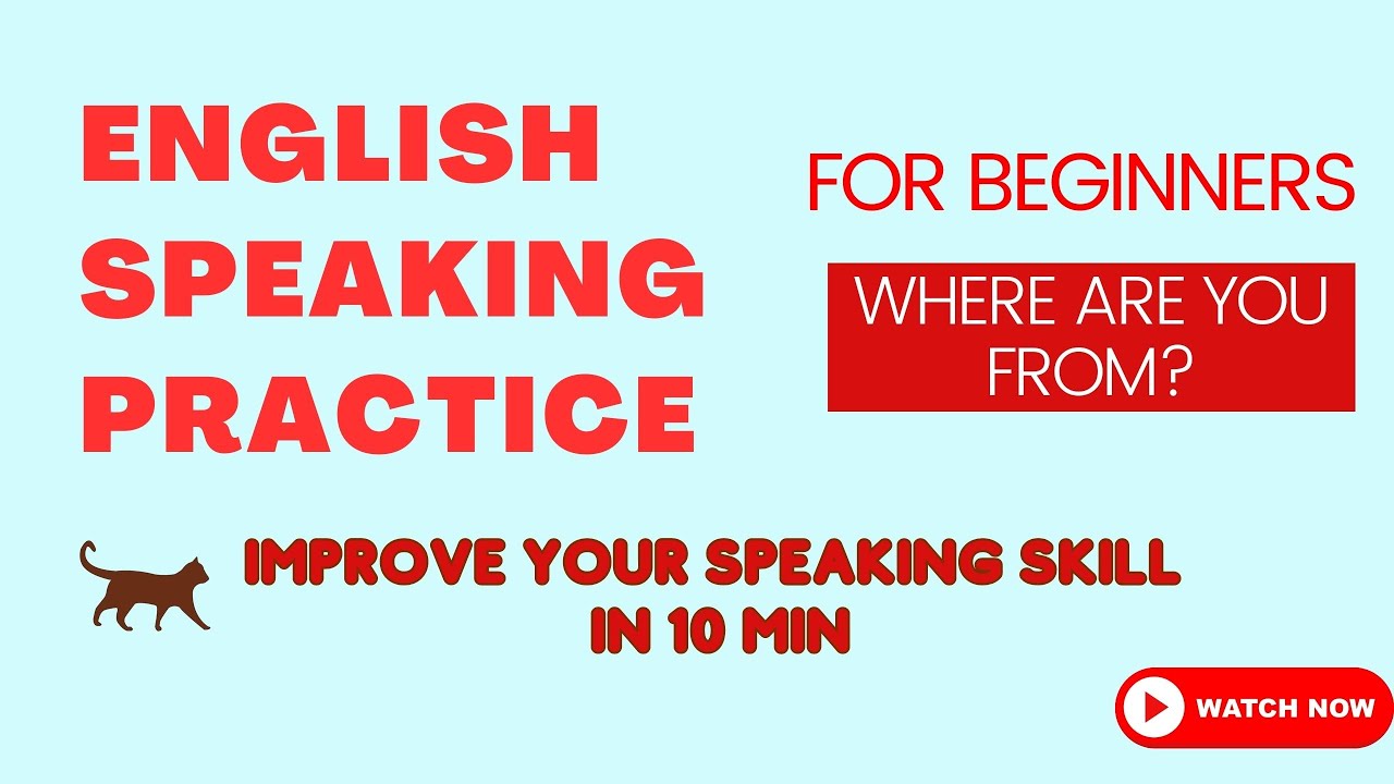 English speaking practice | Where are you from? | English for beginners ...
