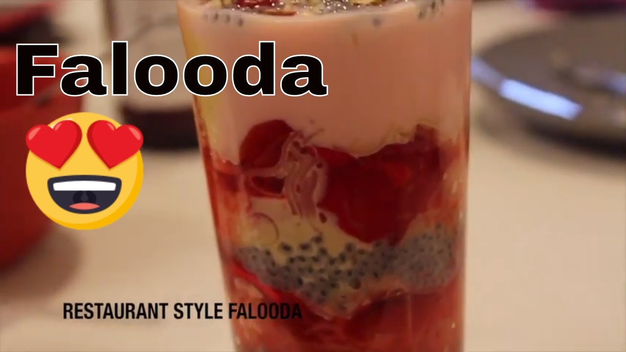 How to make Falooda at Home Easy - Falooda - YouTube