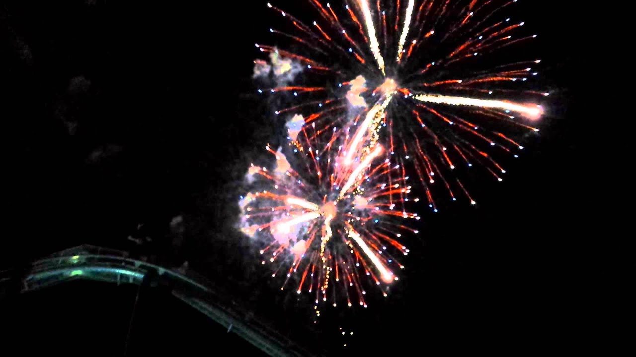 4th of July Firework Show at Sesame Place July 2014 - YouTube