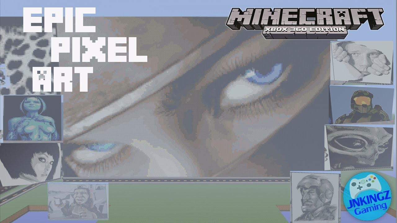 Minecraft Xbox 360 - Mega Art & Builds - YouTube