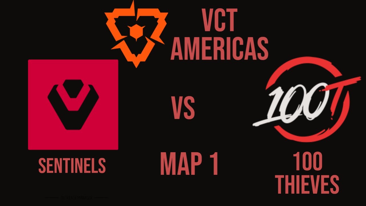 SEN vs 100T Map 1 VCT Americas LCQ - YouTube