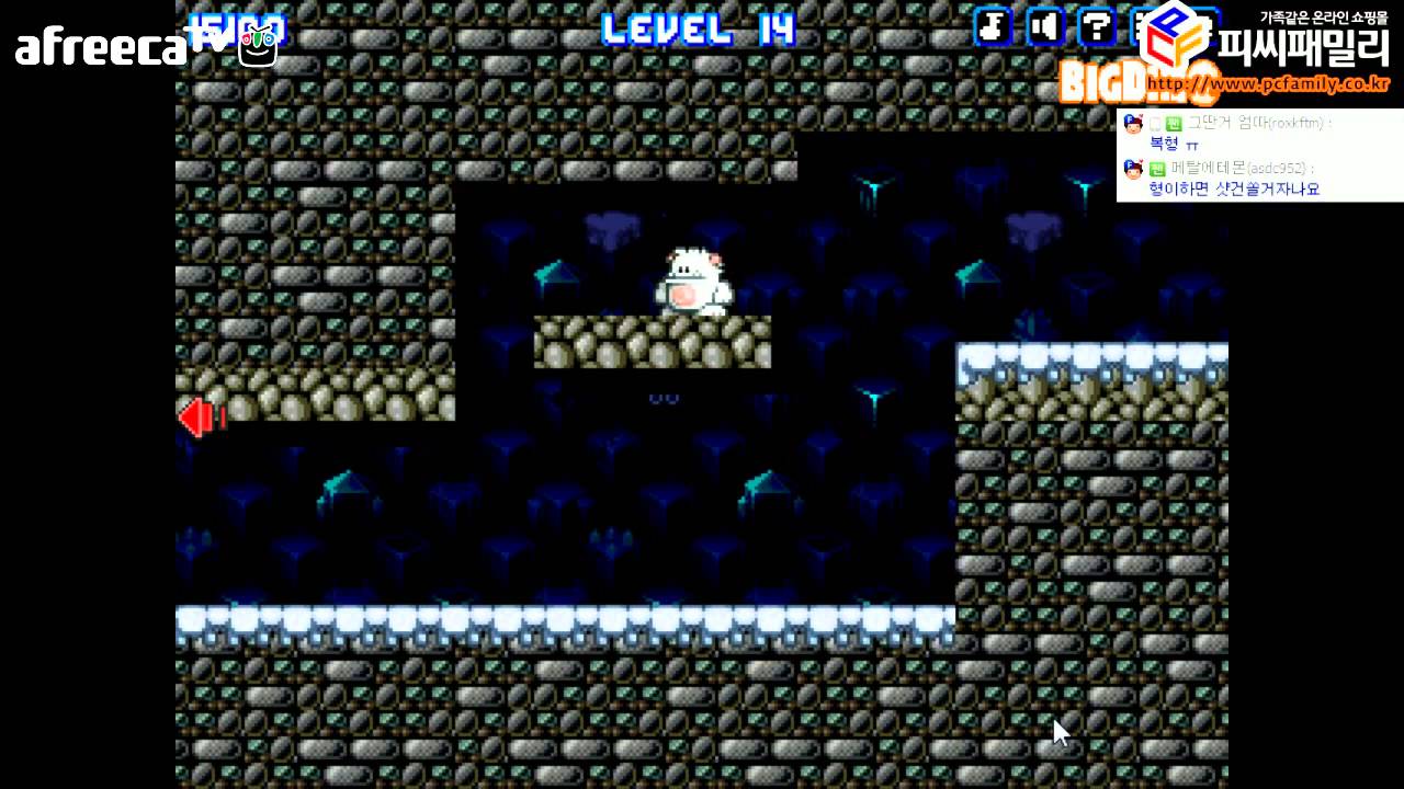 [로복]눈덩이피하는 핵발암게임 OH SNOW! -1- - YouTube